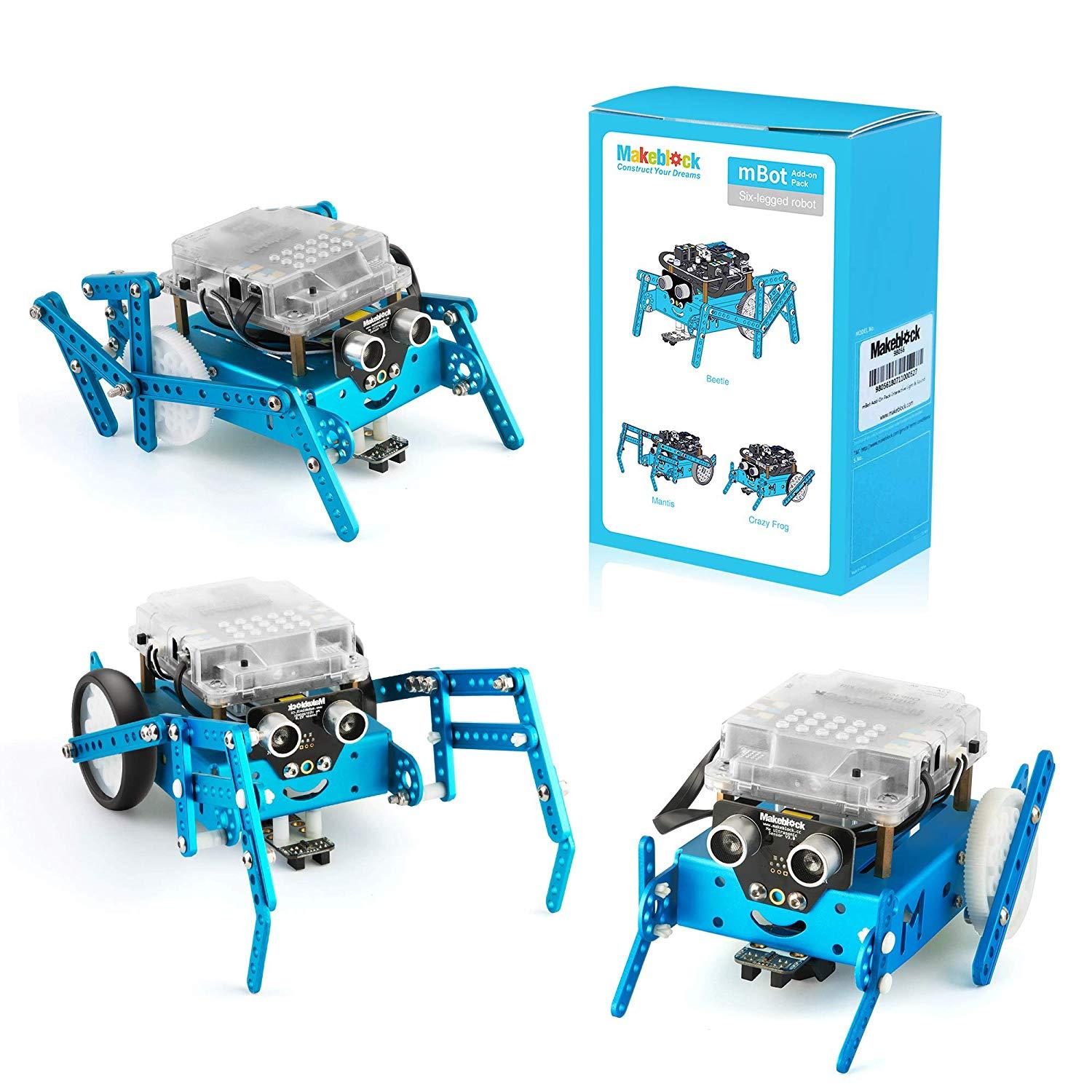 Bộ mở rộng mBot 6 chân, Gói robot 3 hình dạng | Robot Steam