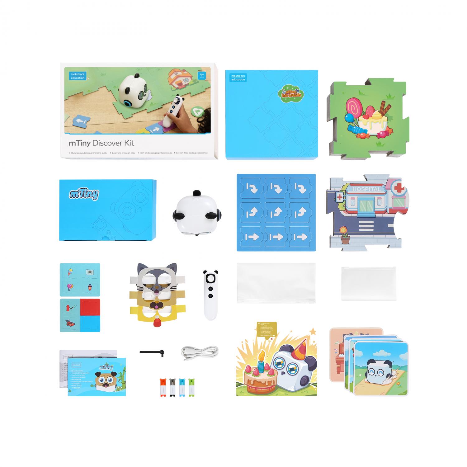 mTiny Discover Kit robot giáo dục mầm non|Độ tuổi 3+|Robot Steam