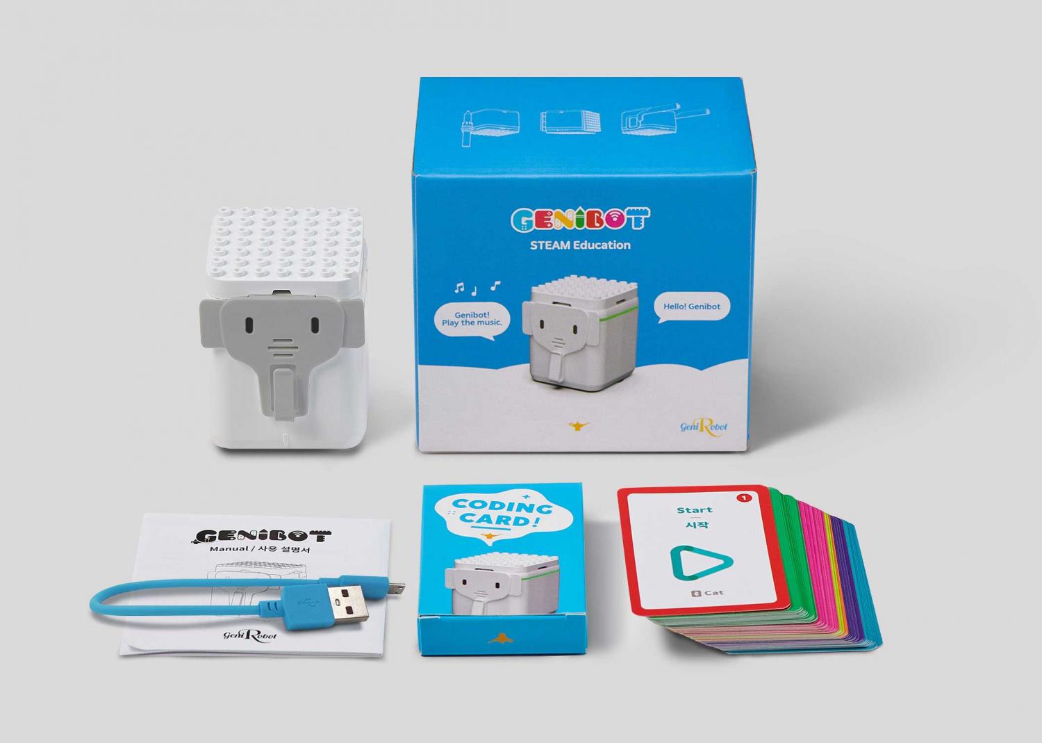 Robot GeniBot - Robot giáo dục mầm non độ tuổi 4+ | Robot Steam