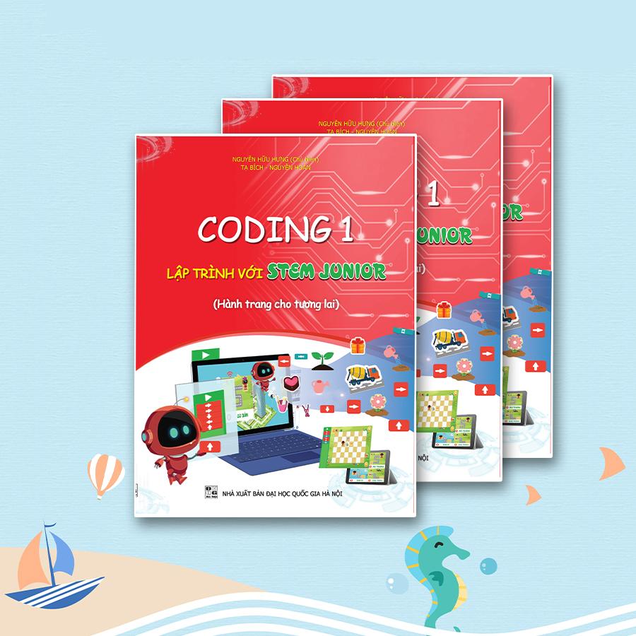 Sách Coding 1 với lập trình Scratch 3 | Robot Steam