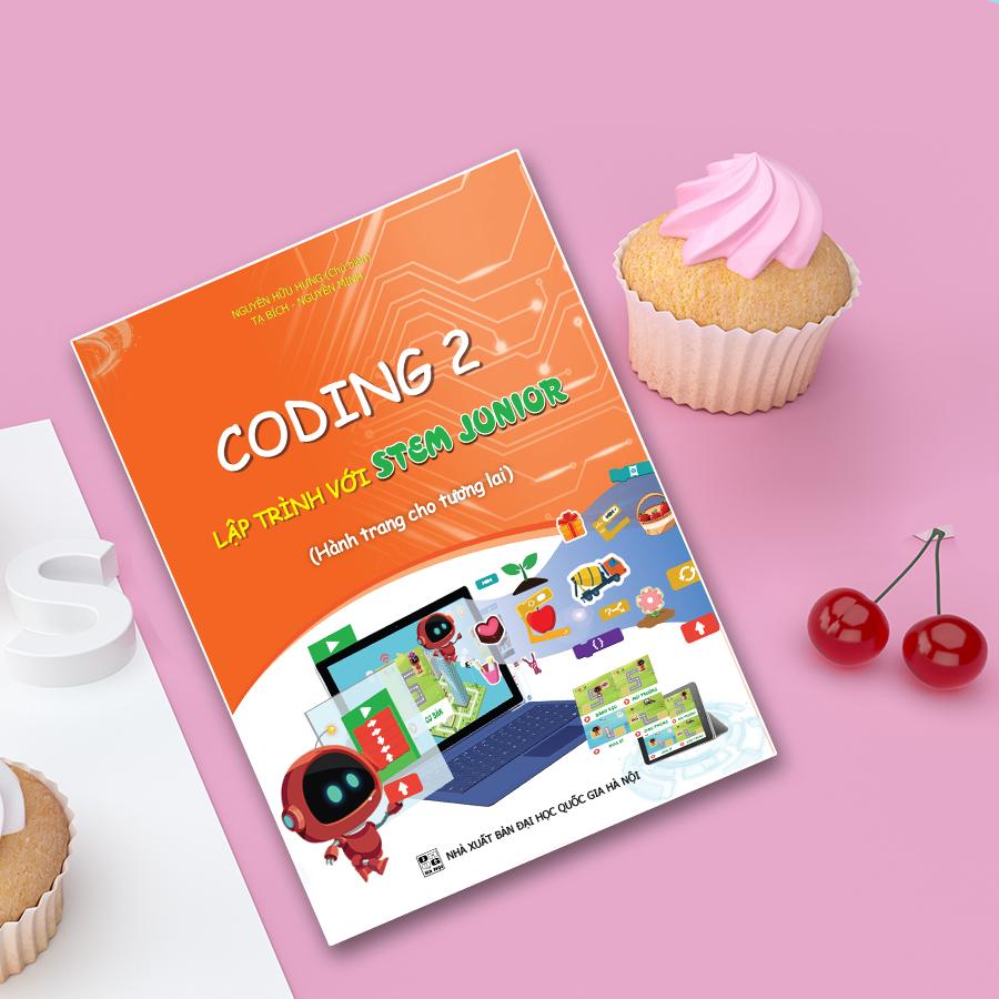 Sách Coding 2 với lập trình Scratch 3| Robot Steam