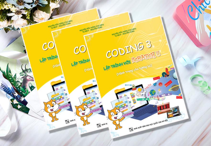Sách Coding 3 với lập trình Scratch 3 | Robot Steam