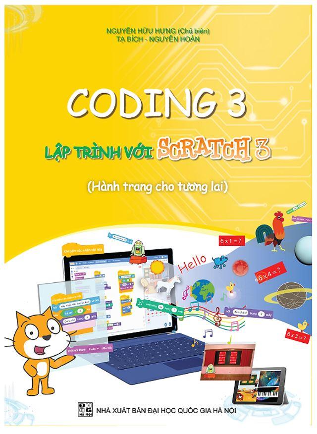 Sách Coding 3 với lập trình Scratch 3 | Robot Steam