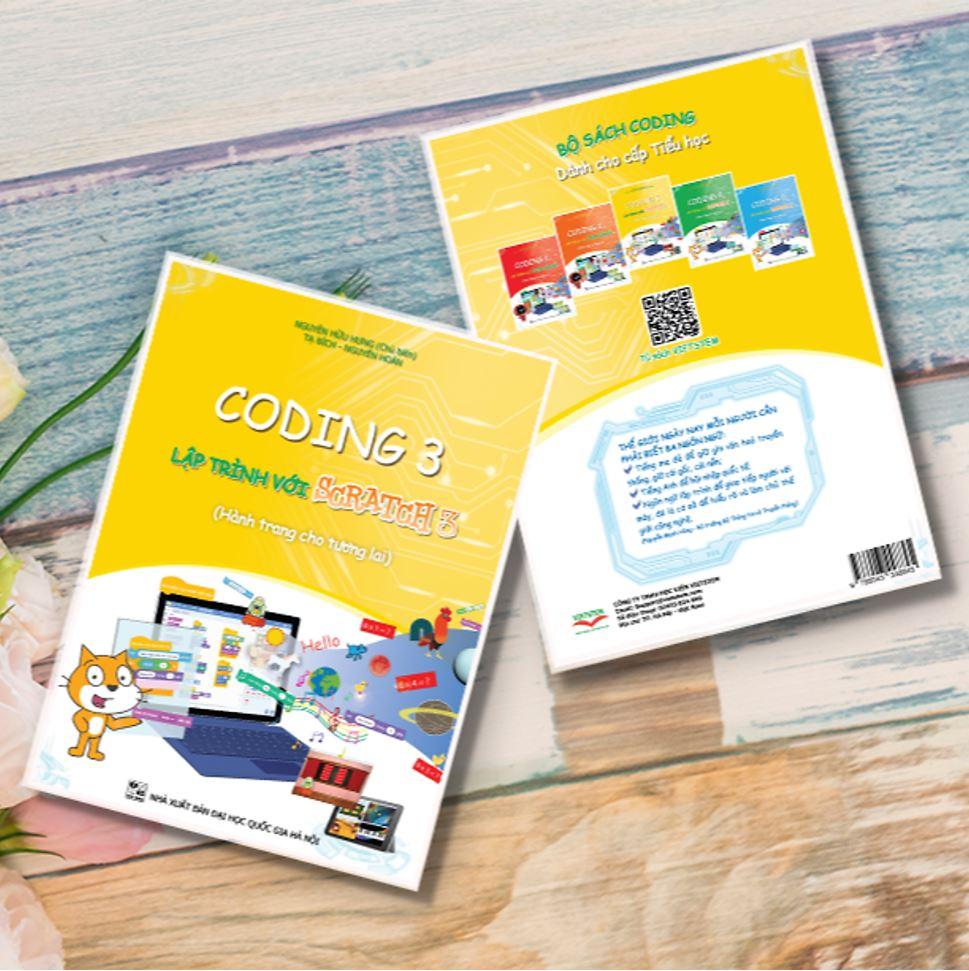 Sách Coding 3 với lập trình Scratch 3 | Robot Steam